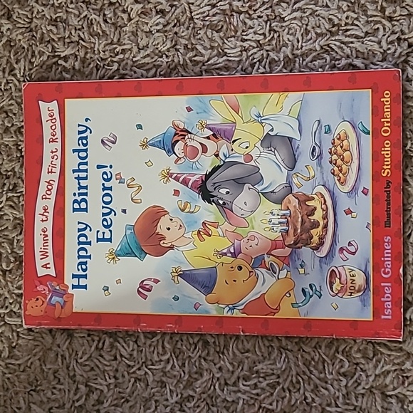 Disney | Other | 998 Happy Birthday Eeyore Book | Poshmark